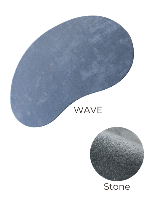 WAVE. Stone tapijt | Maison Forton